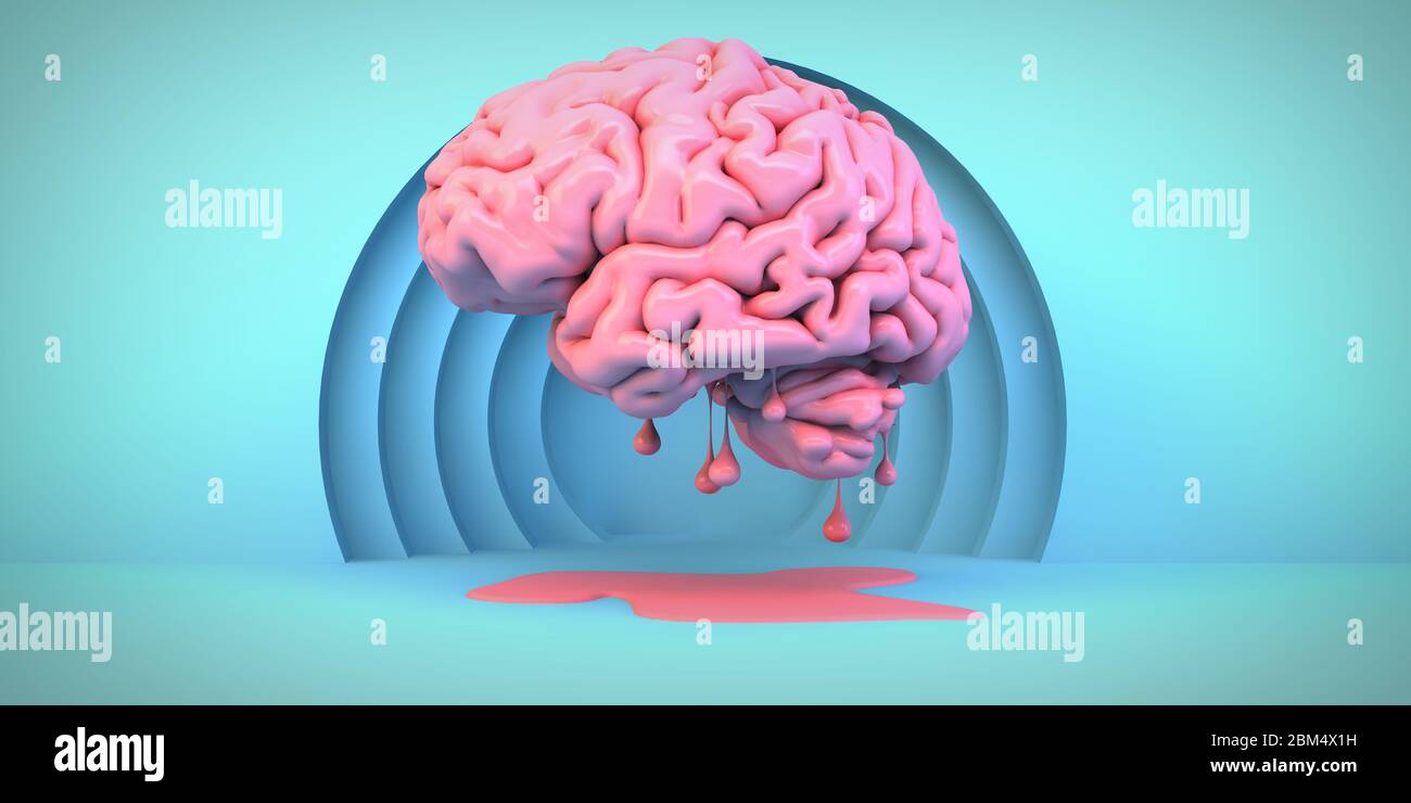 Melting brain hi-res stock photography and images - Alamy