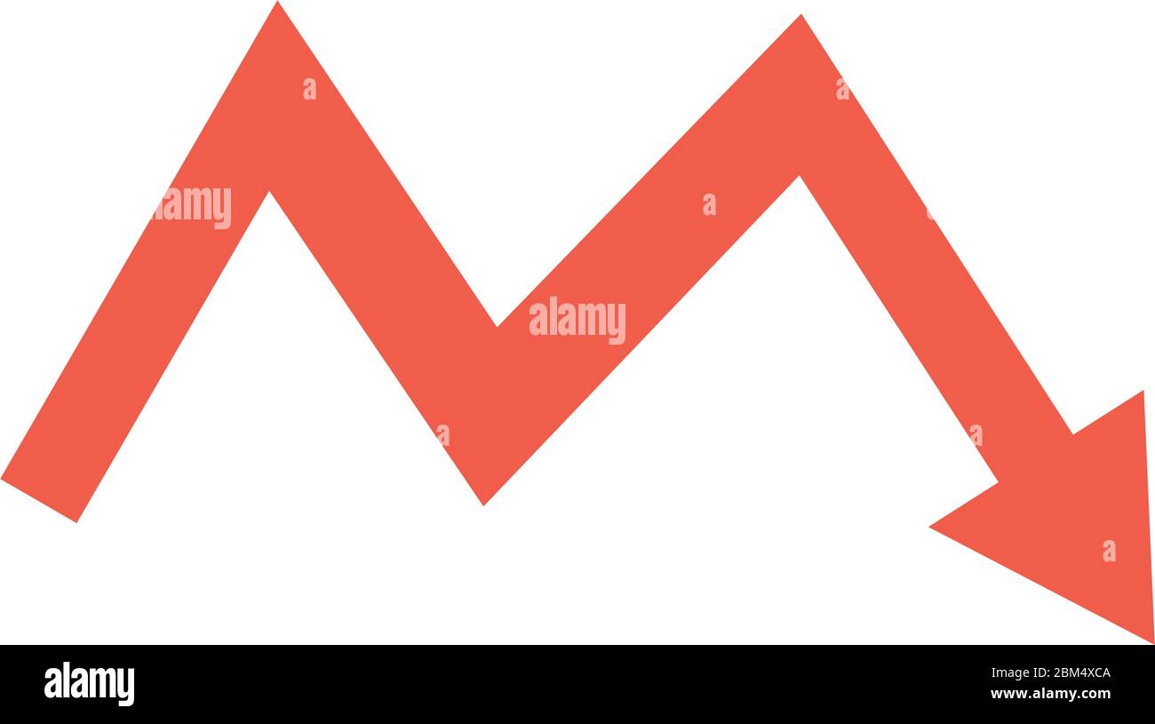 statistics arrow infographic isolated icon Stock Vector Image & Art - Alamy