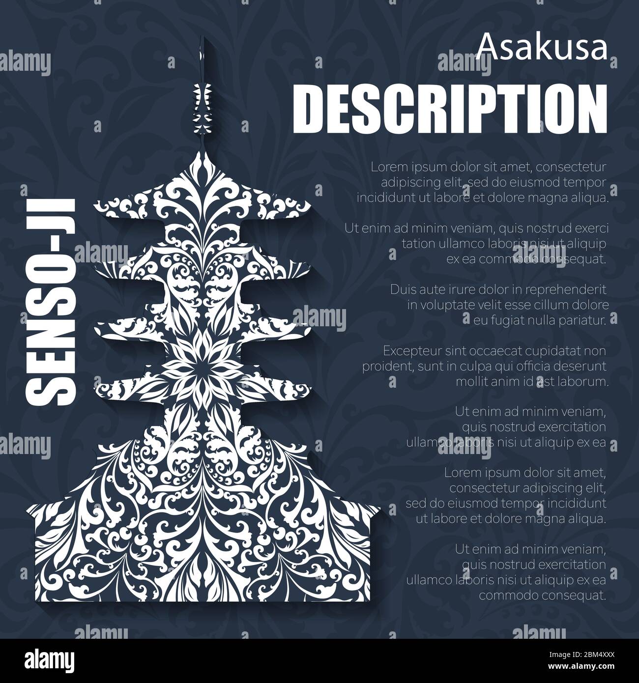 Sensoji temple asakusa japan Stock Vector Images - Alamy