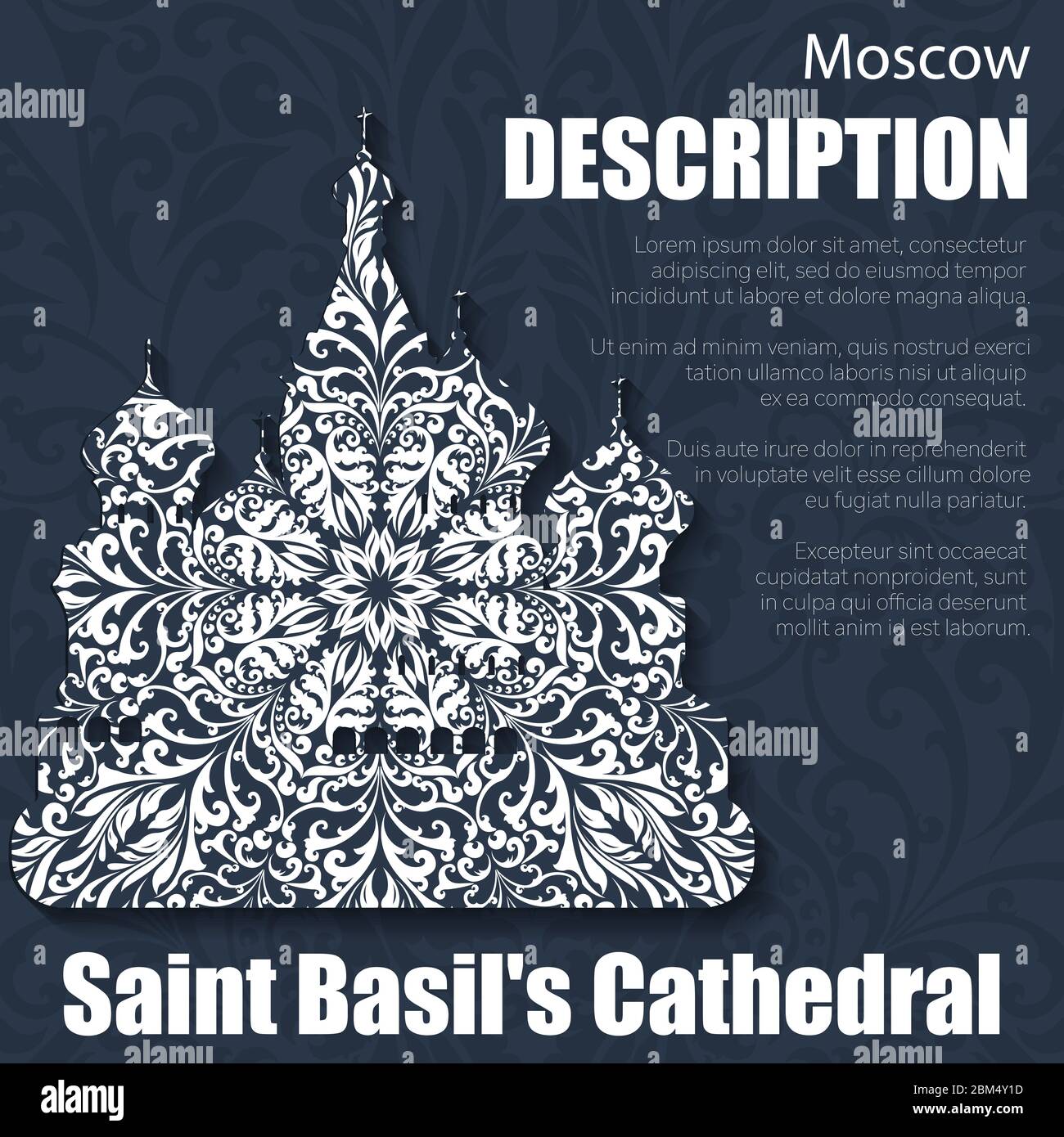 St basils christian cathedral Stock Vector Images - Alamy