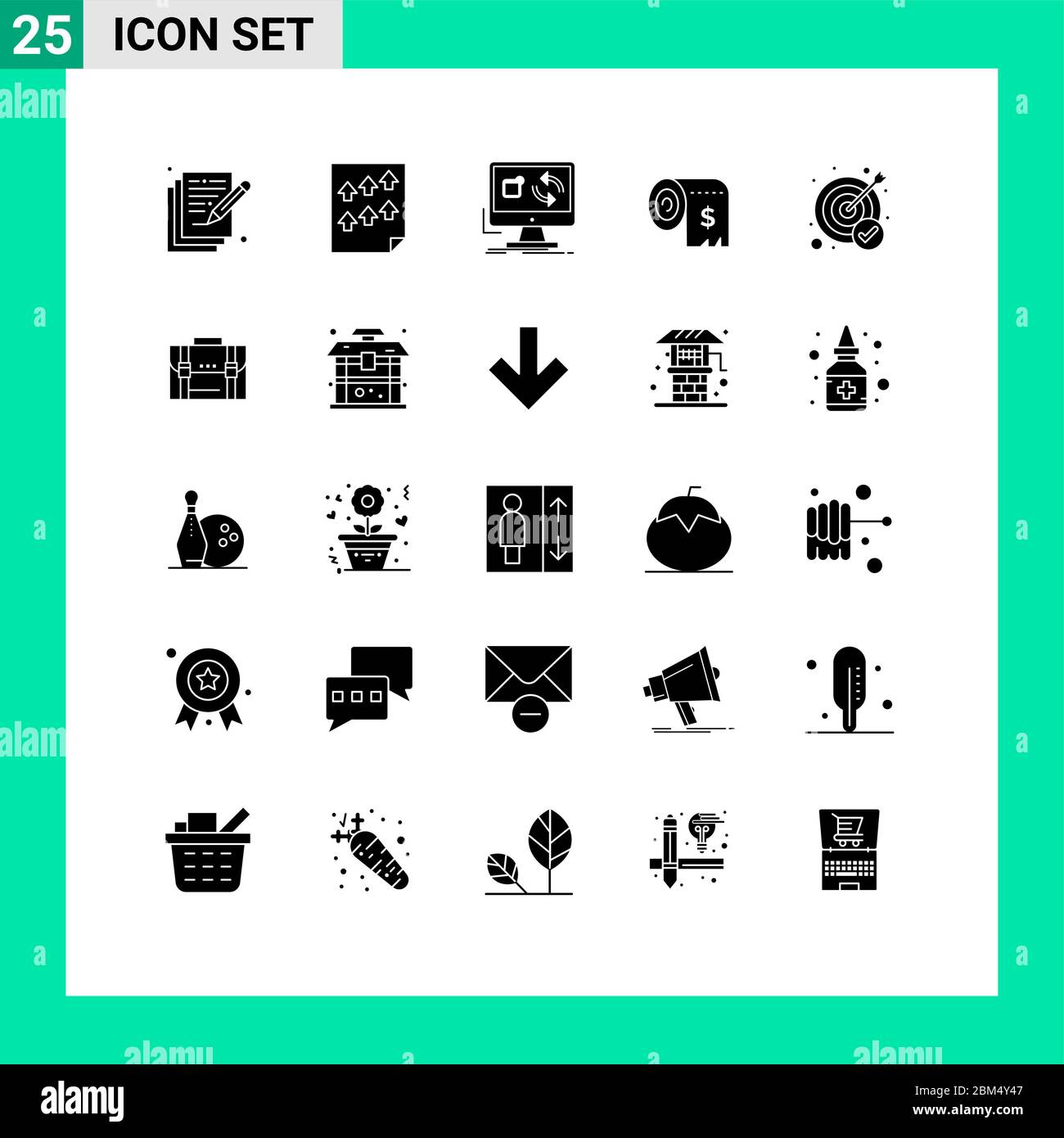 Write paper consumption Stock Vector Images - Alamy
