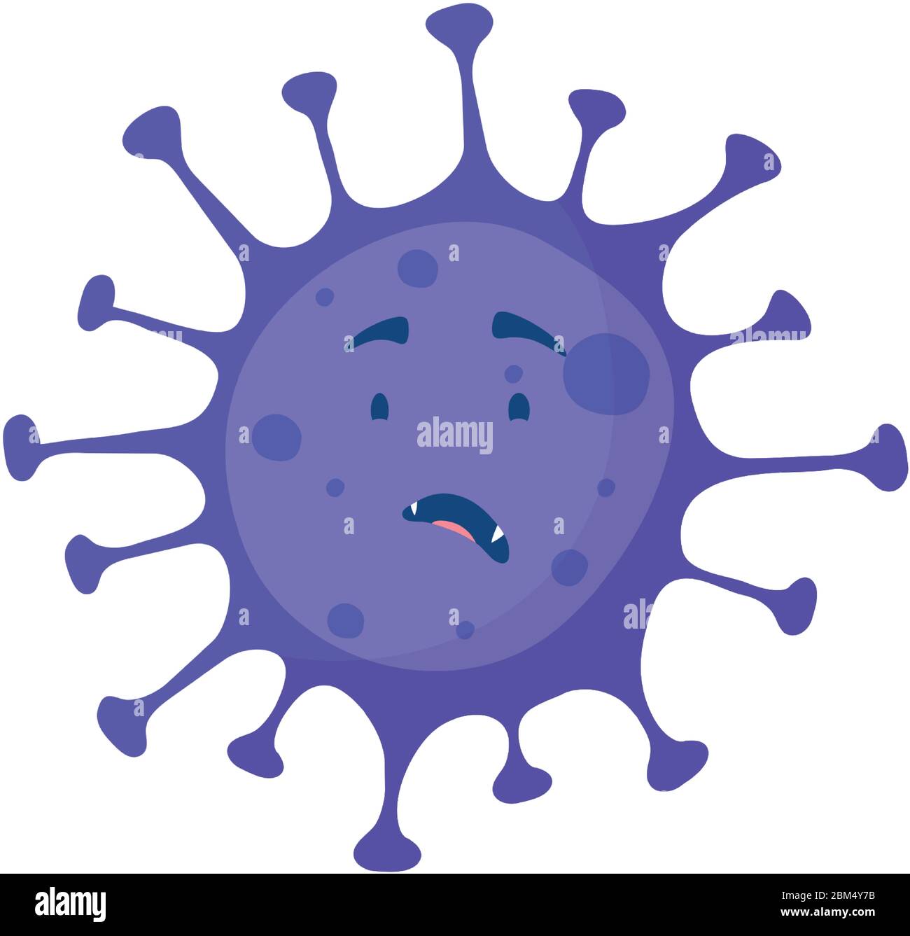 Covid19 pandemic particle comic character hi-res stock photography and ...