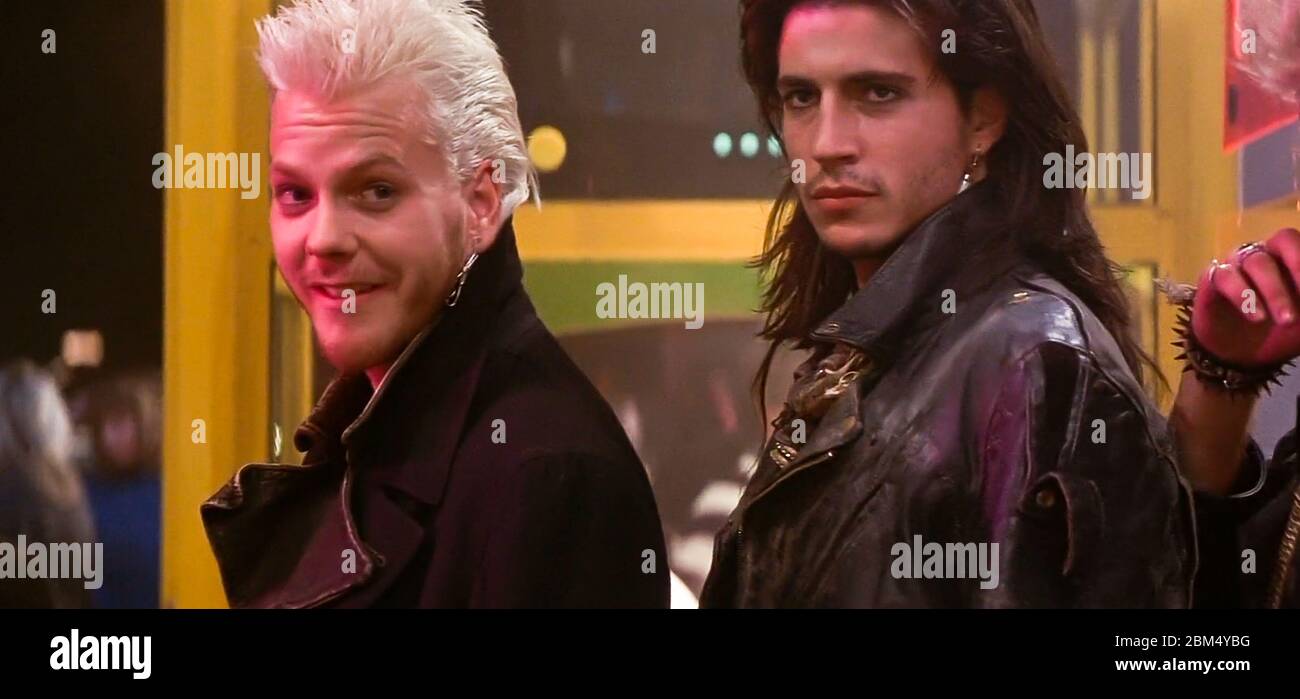 USA. Kiefer Sutherland and Billy Wirth in a scene from ©Warner Bros ...