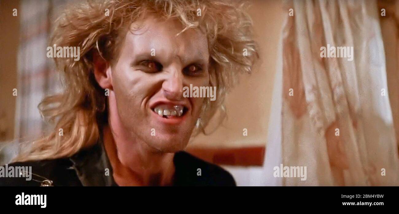 USA. Brooke McCarter in a scene from ©Warner Bros. movie: The Lost Boys (1987). Plot: After ...