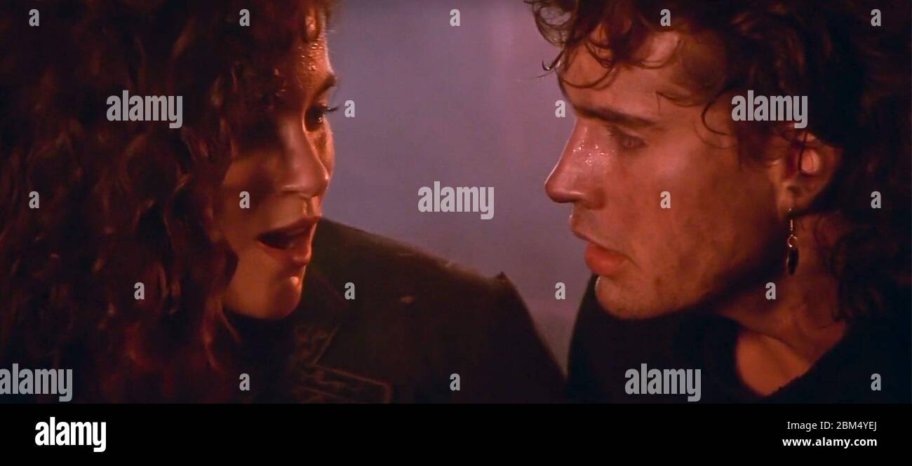 USA. Jason Patric and Jami Gertz in ©Warner Bros. movie: The Lost Boys ...