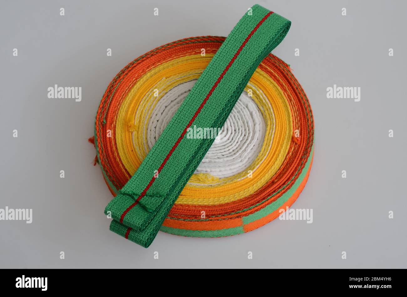 Rolled up belts hi-res stock photography and images - Alamy