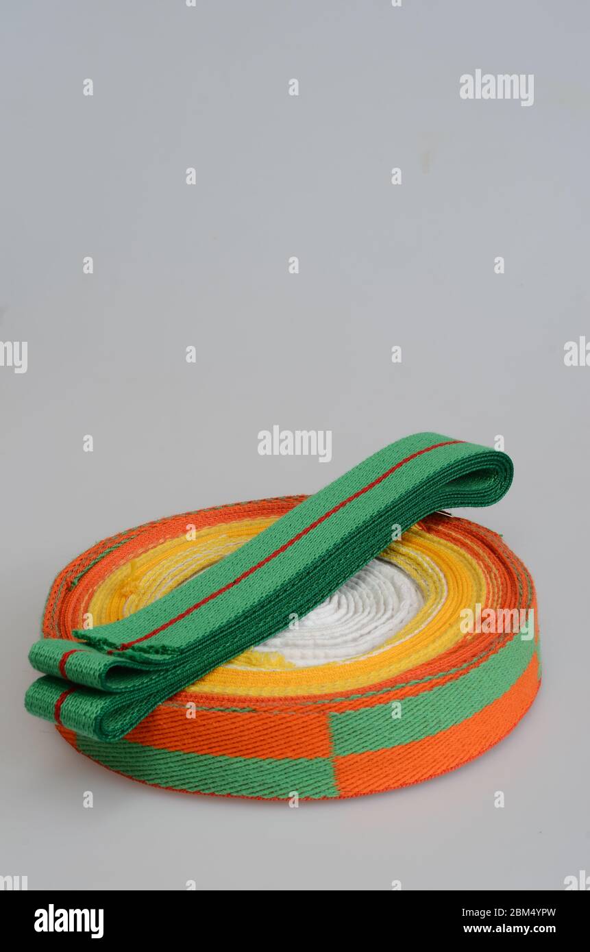 Rolled up belts hi-res stock photography and images - Alamy