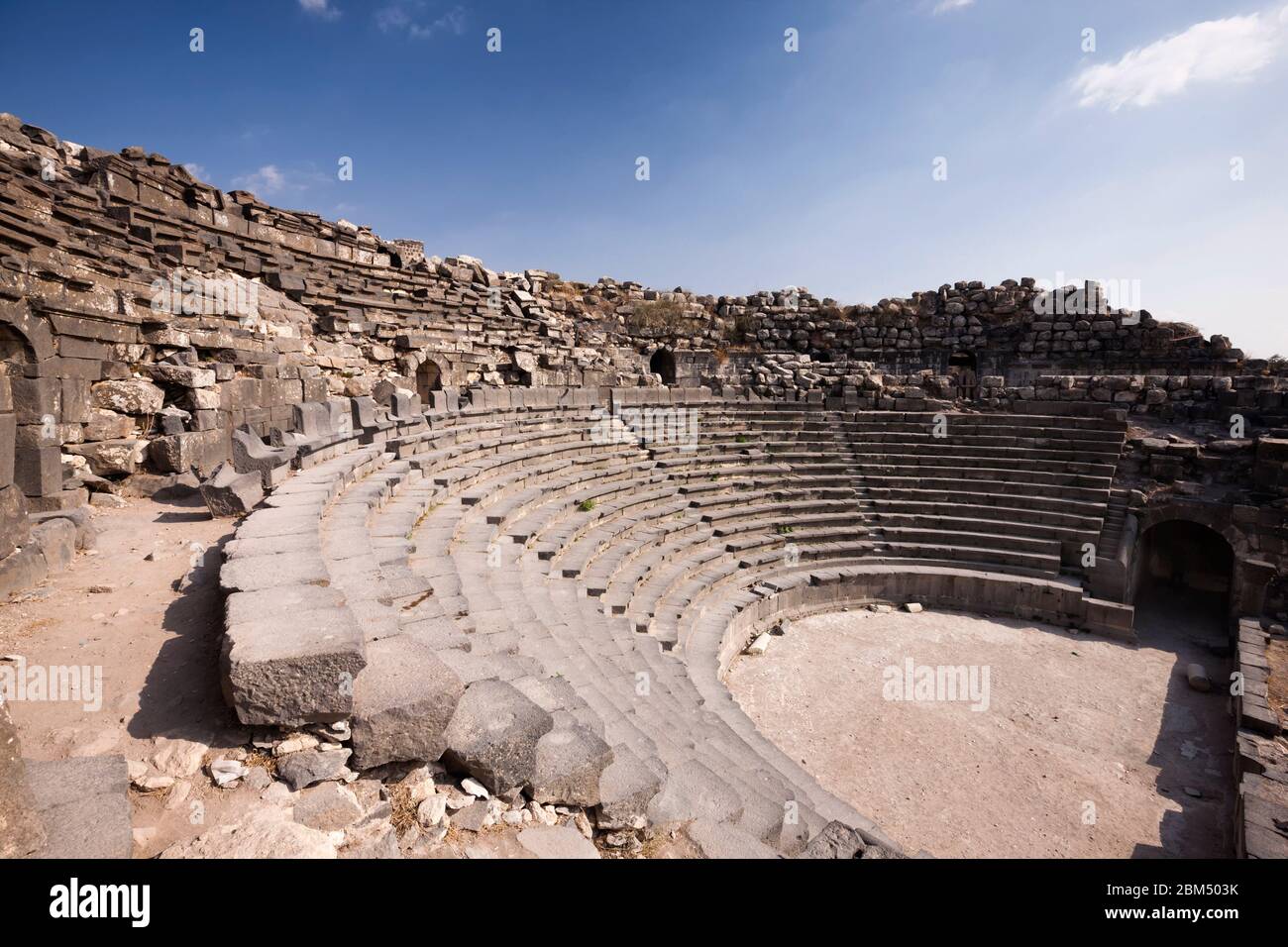 Roman Theater of Umm Qais, or Umm Qays, Ruins of the ancient Gadara ...