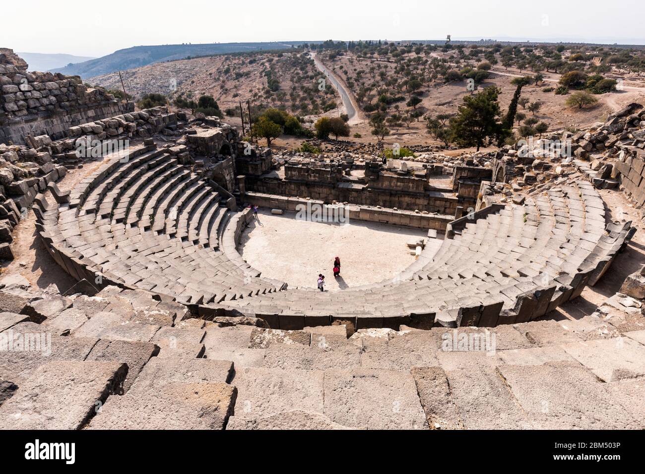 Roman Theater of Umm Qais, or Umm Qays, Ruins of the ancient Gadara ...
