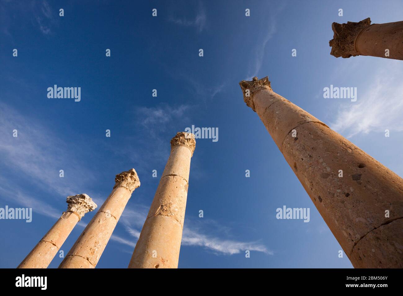 Colonnaded Decumanus Maximus, Umm Qais, or Umm Qays, Ruins of the ...