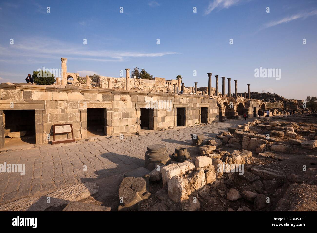 Umm Qais, or Umm Qays, Ruins of the ancient Gadara, Decapolis, extreme ...