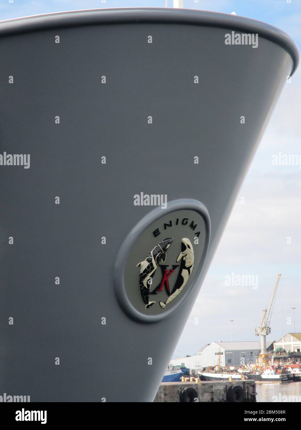 Luxury motor yacht ENIGMA XK Stock Photo - Alamy