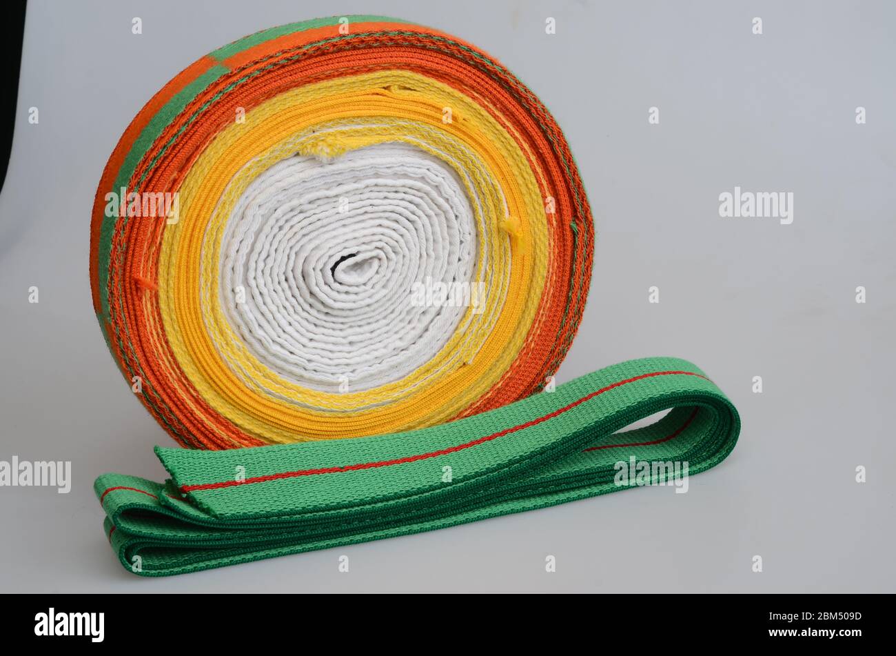 Rolled up belts hi-res stock photography and images - Alamy