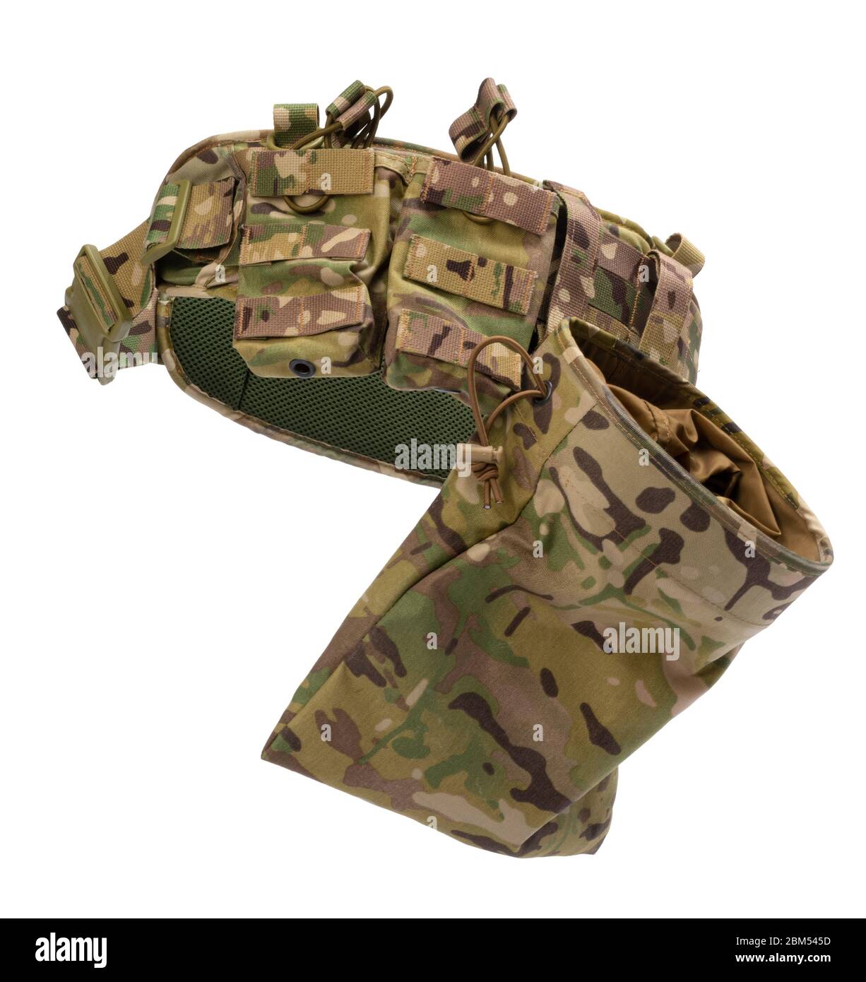 Military body armor isolated on white background Stock Photo - Alamy