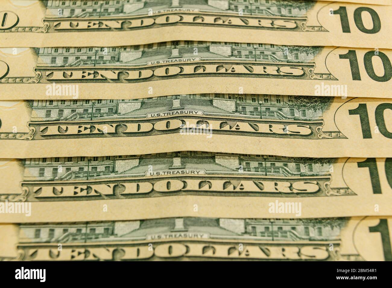 ten us dollars, background from paper money Stock Photo - Alamy