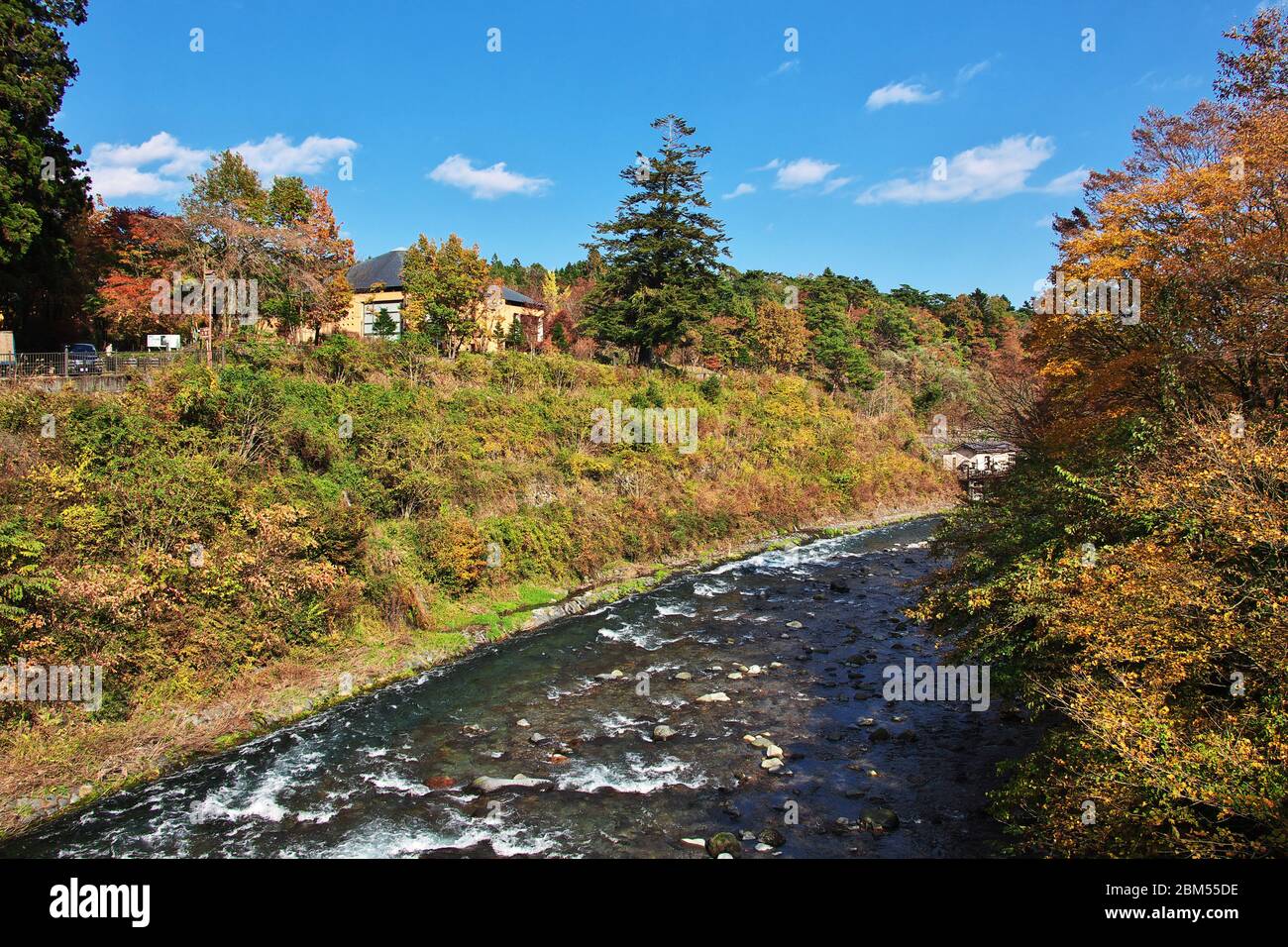 The river in Niiko at autumn, Japan Stock Photo - Alamy