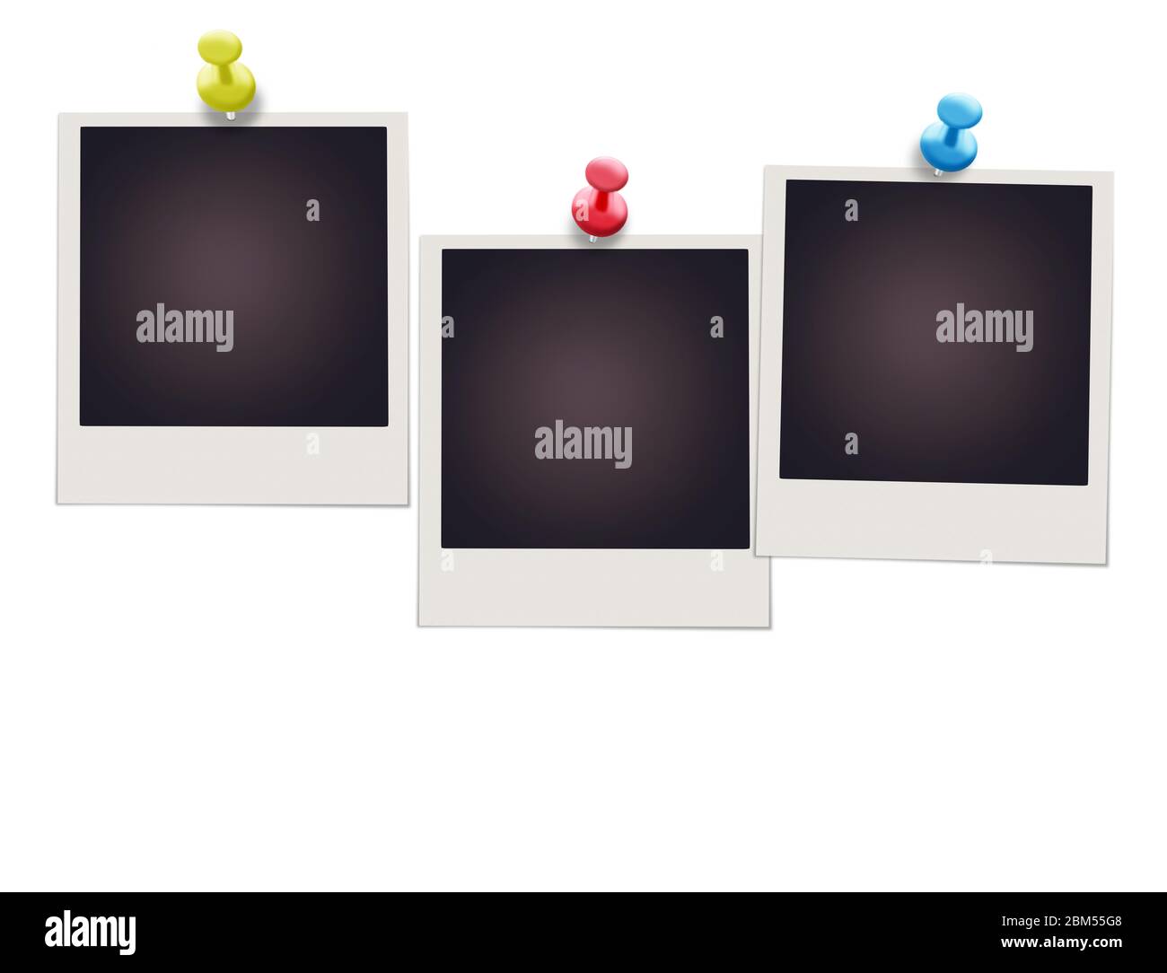 Polaroid photo frames set Stock Photo - Alamy