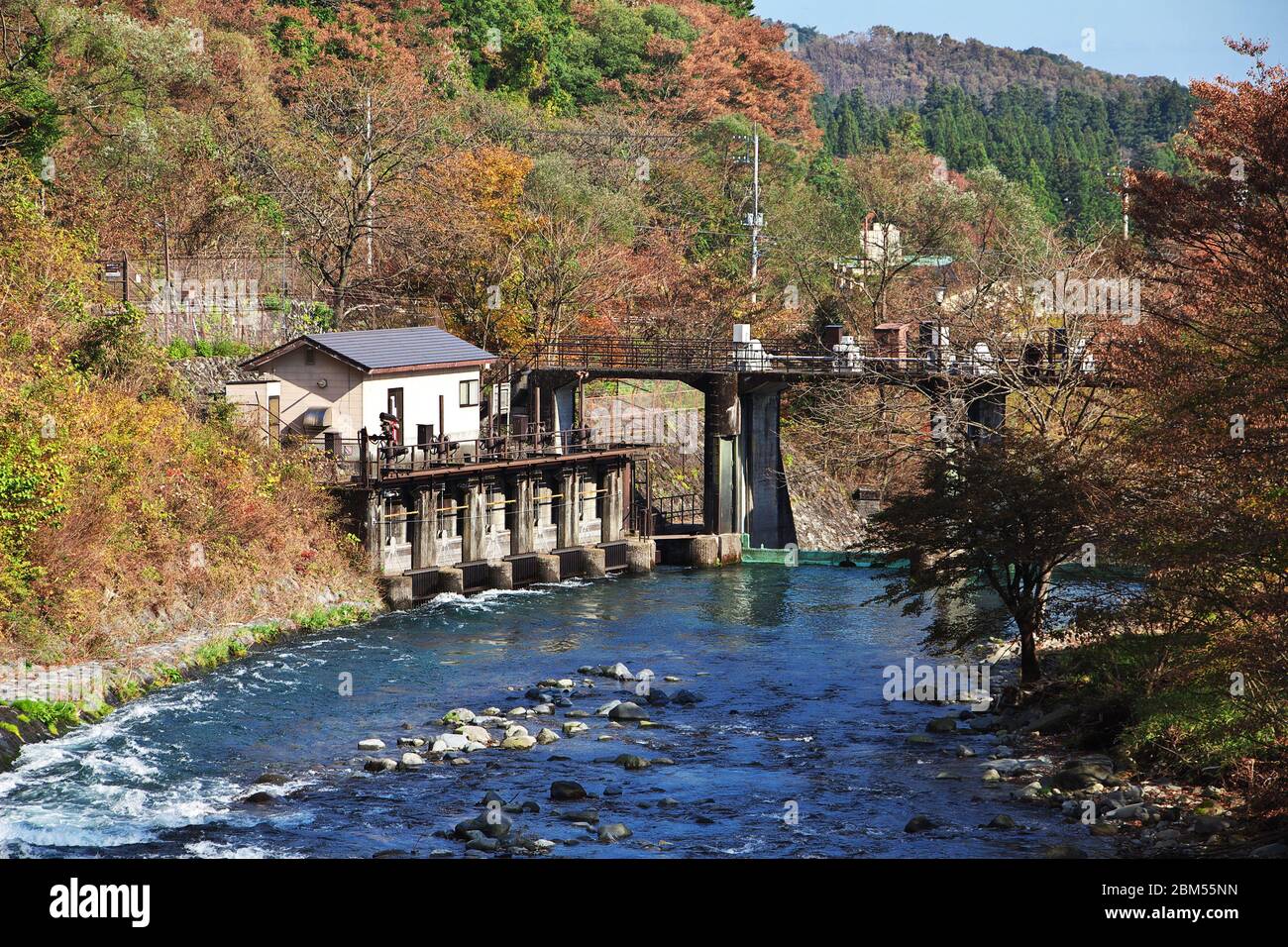 The river in Niiko at autumn, Japan Stock Photo - Alamy
