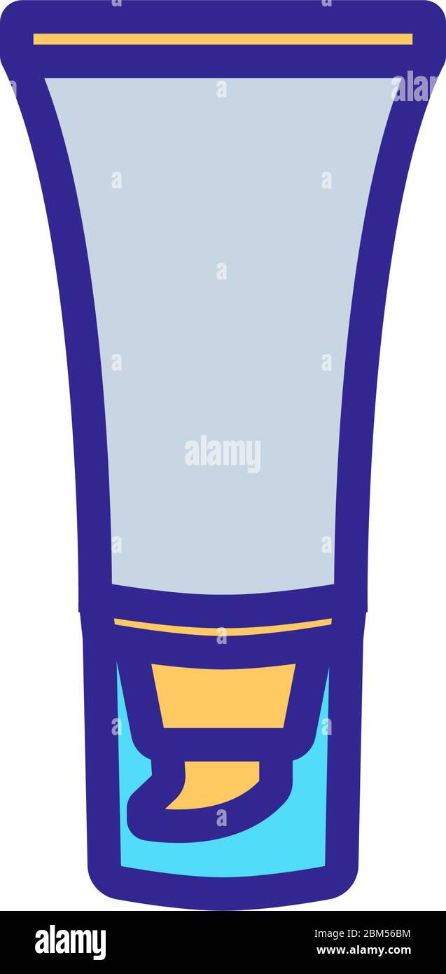 tube of toothpaste icon vector outline illustration Stock Vector Image ...