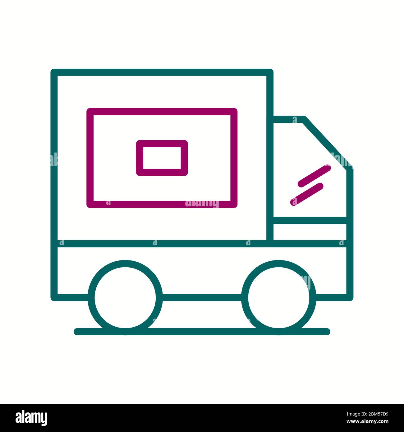 Beautiful Van Vector line icon Stock Vector Image & Art - Alamy