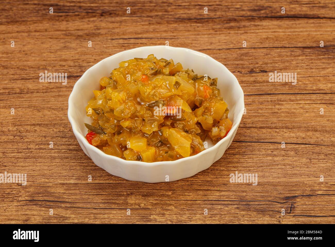 Relish sauce with cucumbers and mustard seeds Stock Photo - Alamy