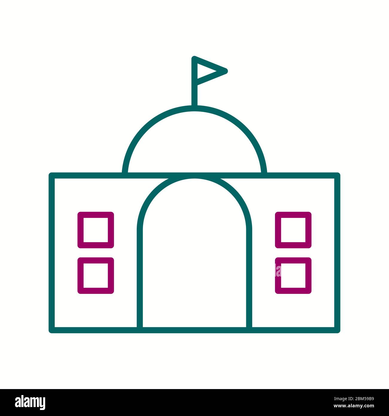 Beautiful Building Vector line icon Stock Vector Image & Art - Alamy Beautiful Building Vector line icon Stock Vector Image & Art - Alamy