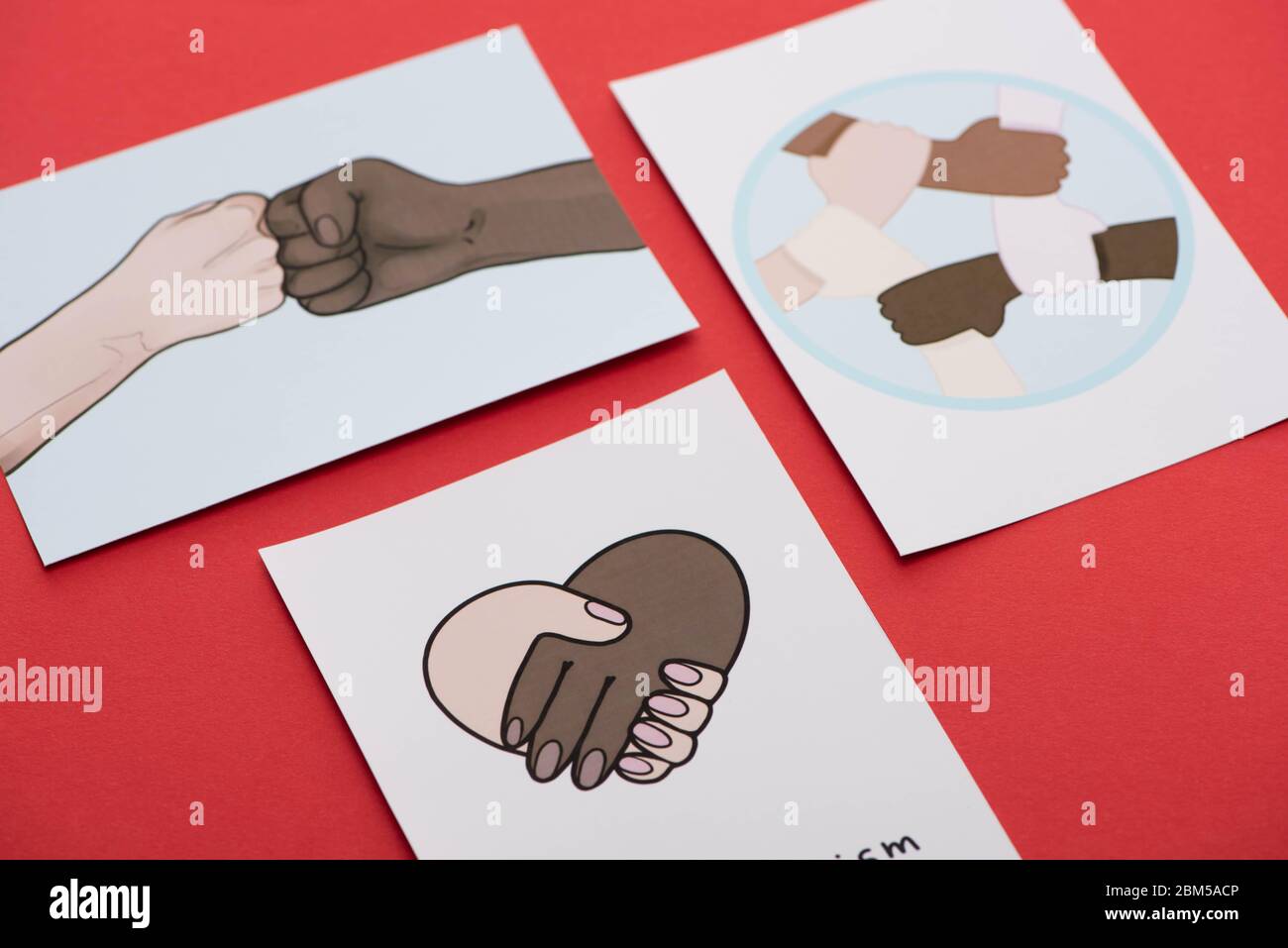 Racial equality hands art hi-res stock photography and images - Alamy