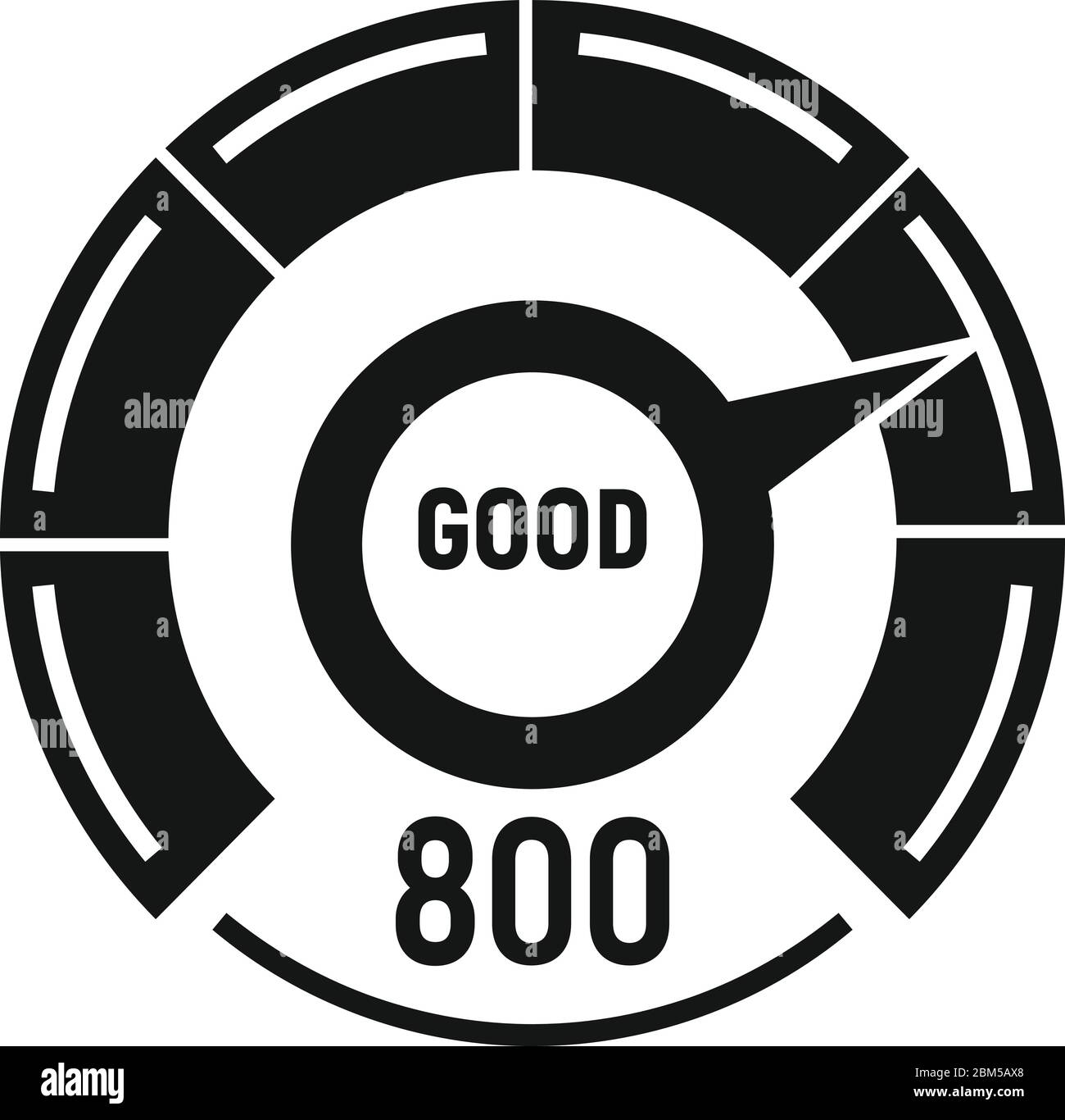 Good level scale icon. Simple illustration of good level scale vector ...