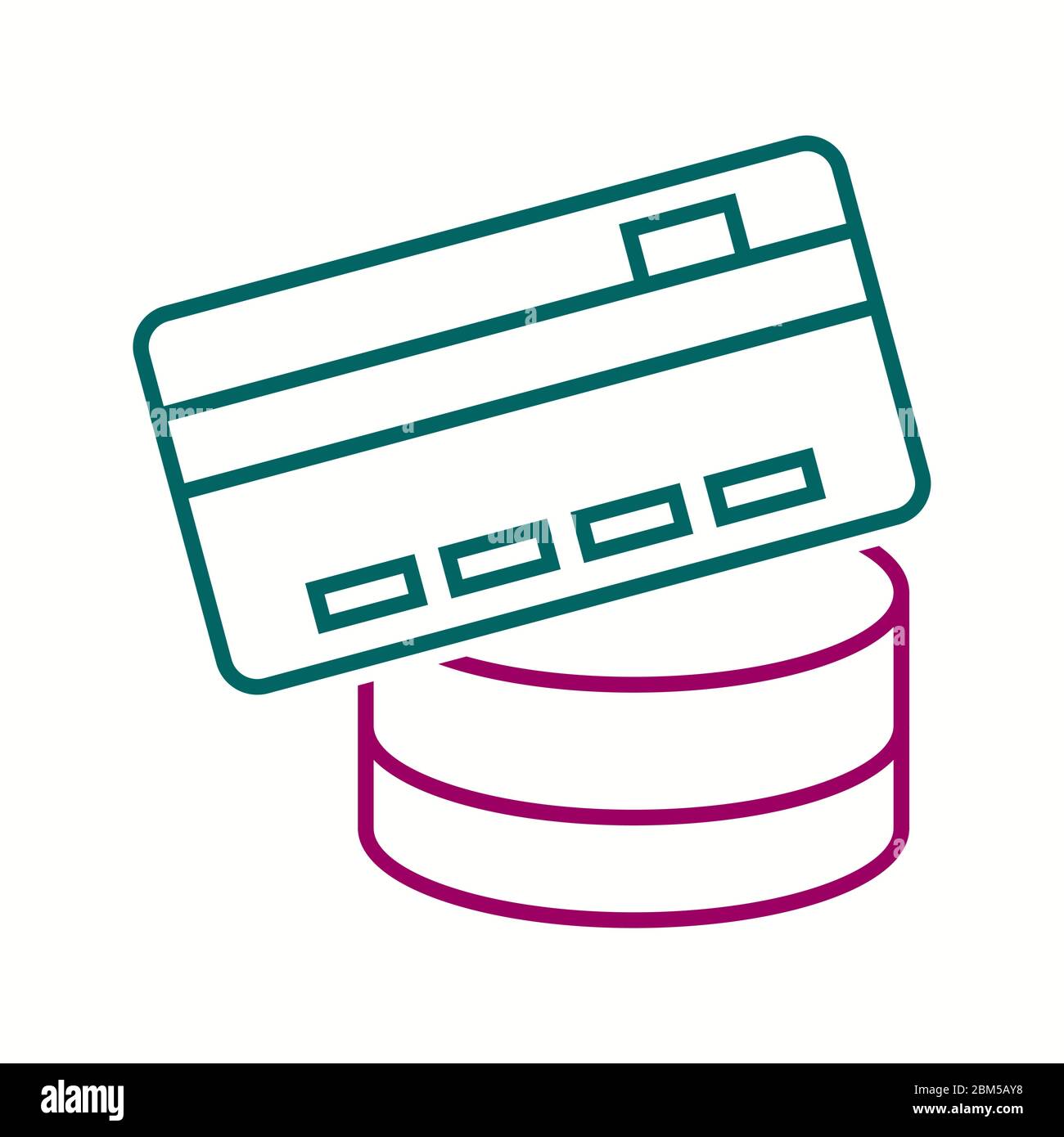 Beautiful Database vector line icon Stock Vector Image & Art - Alamy