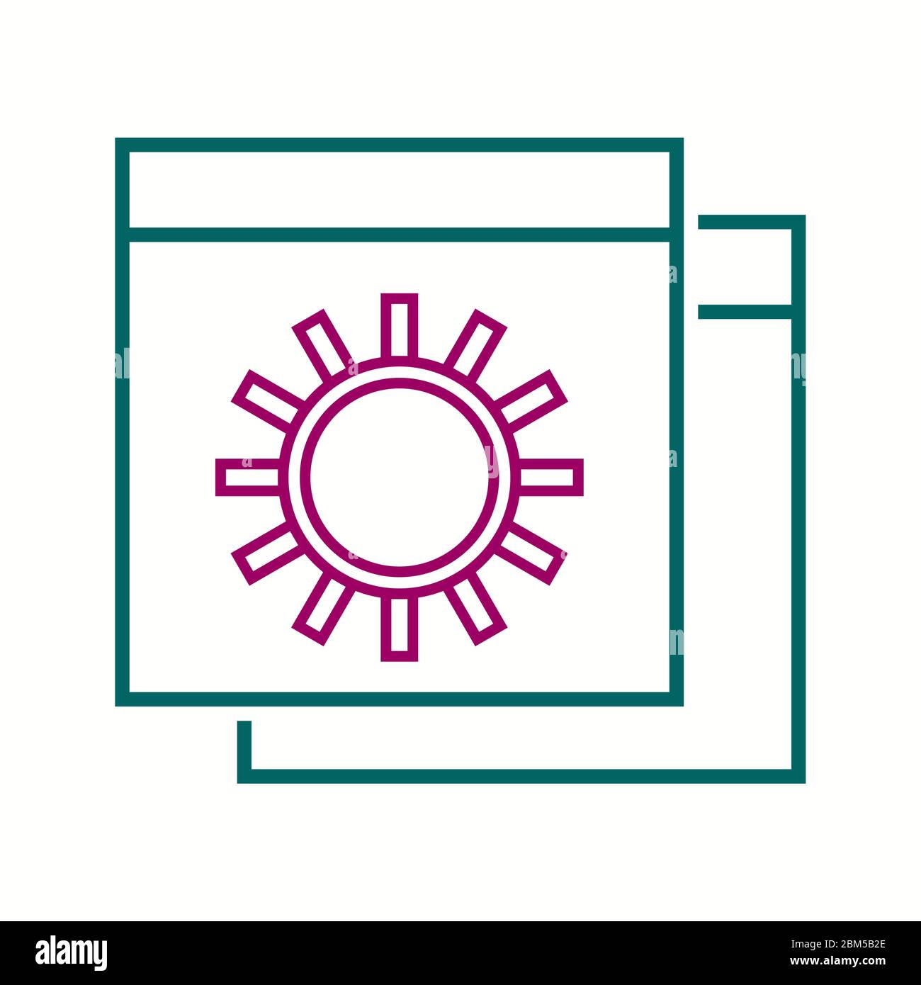 Beautiful Settings vector line icon Stock Vector Image & Art - Alamy