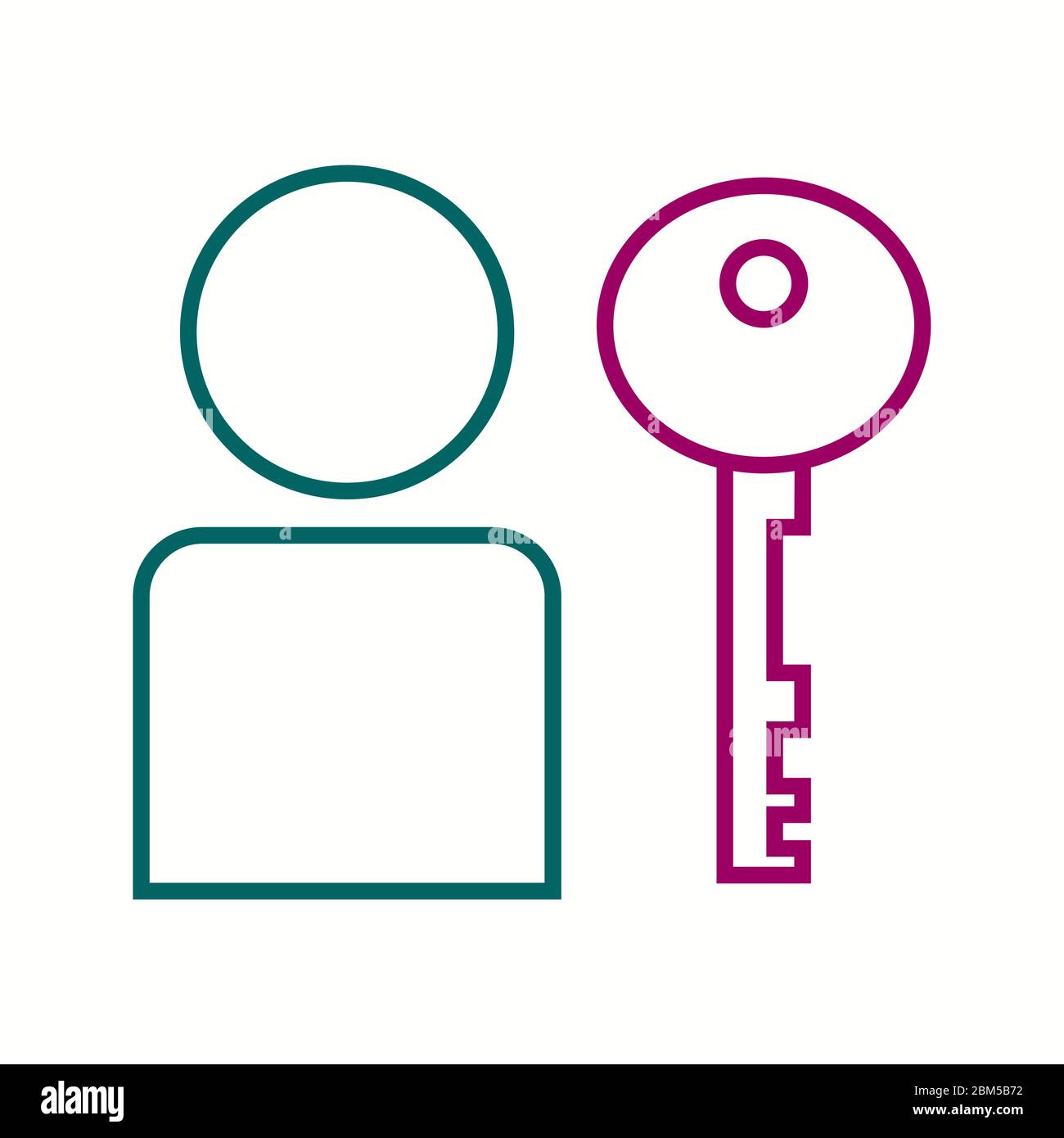 Beautiful Authentication vector line icon Stock Vector Image & Art - Alamy