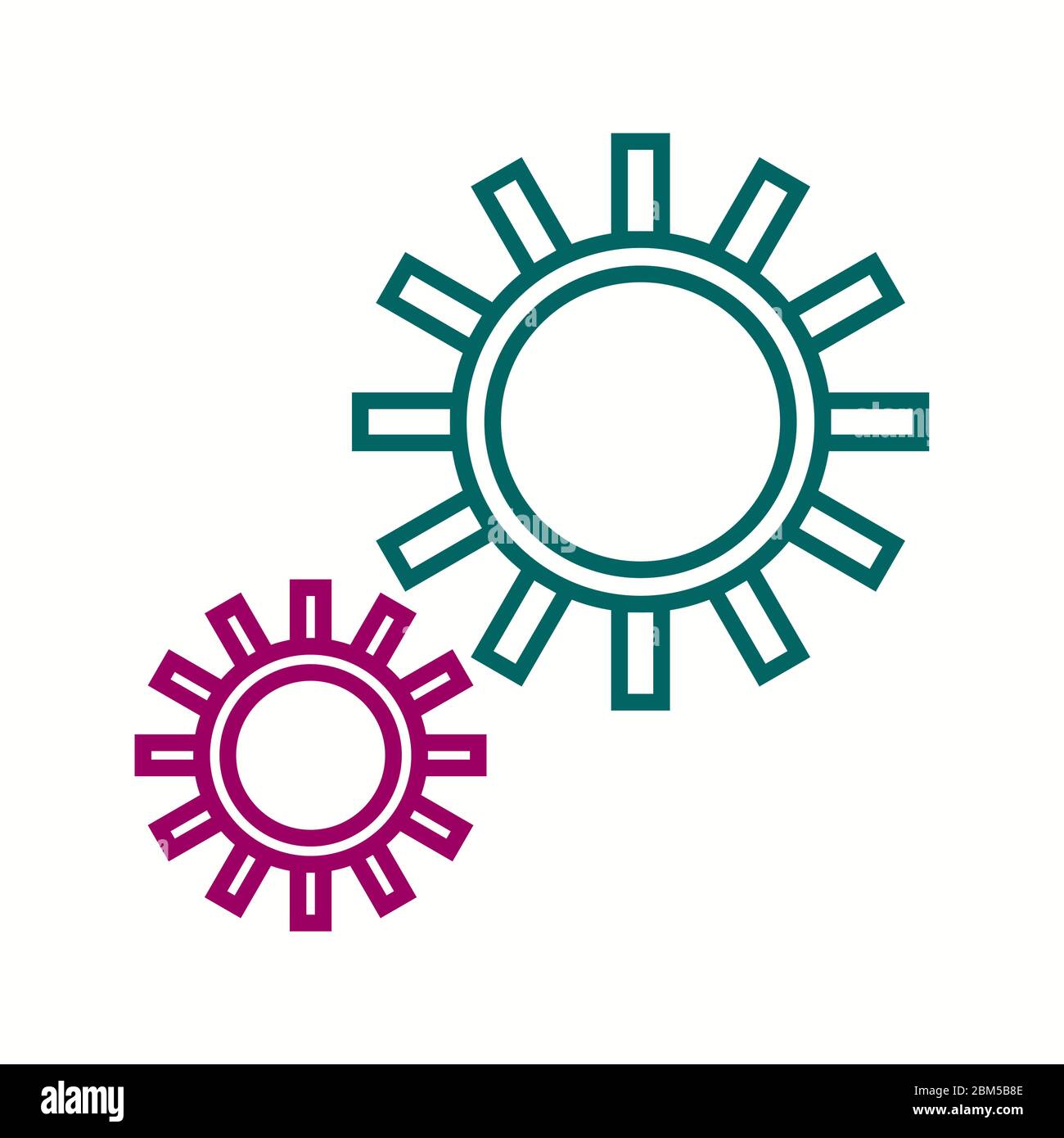 Beautiful Settings vector line icon Stock Vector Image & Art - Alamy