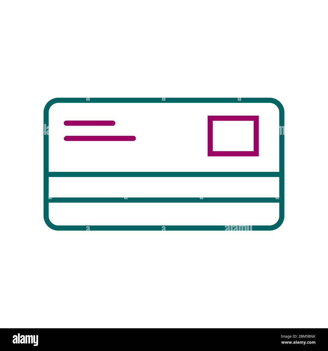 Beautiful ATM card vector line icon Stock Vector Image & Art - Alamy