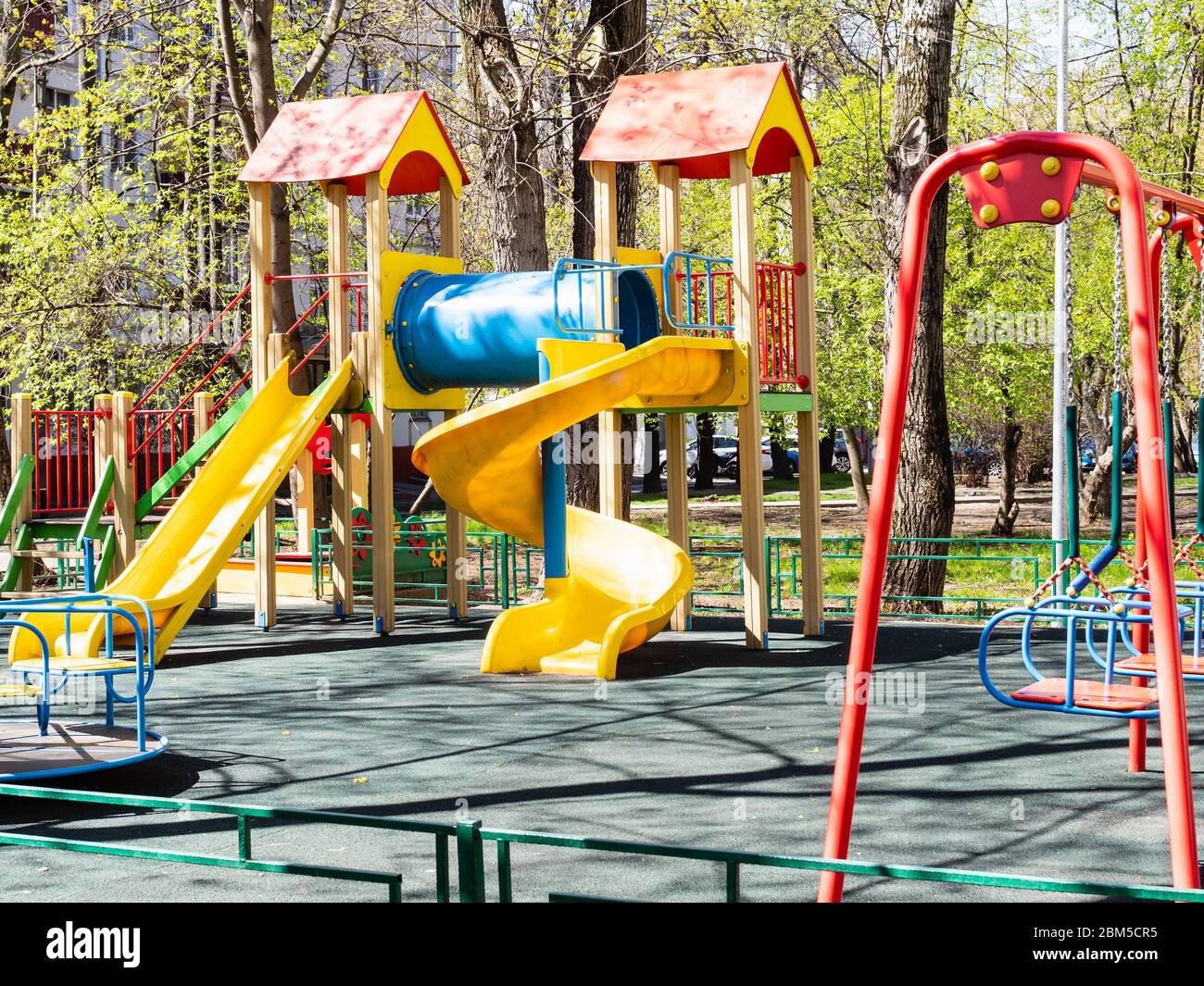 Empty Childrens Playground High Resolution Stock Photography and Images ...