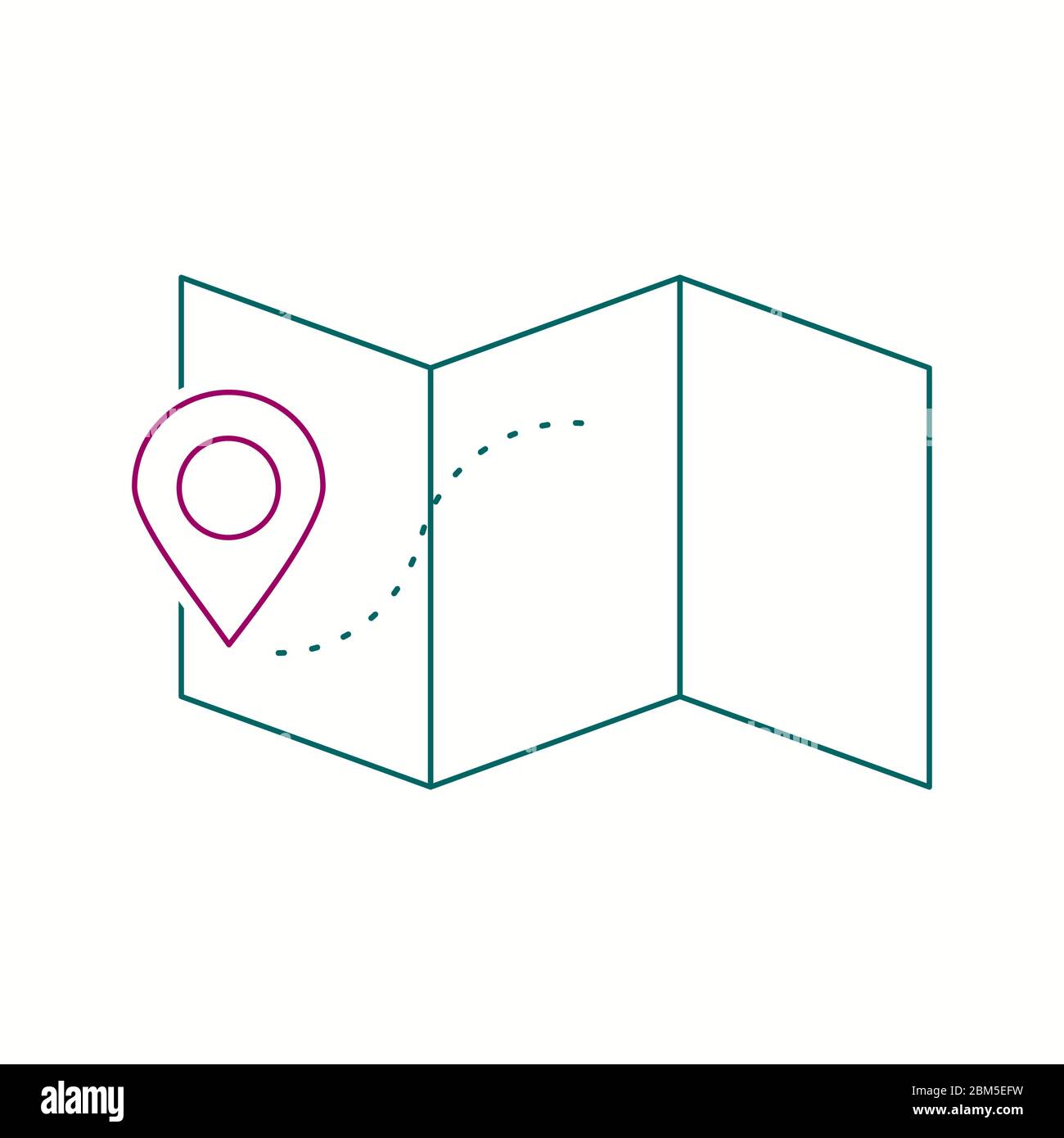 Mark places on maps hi-res stock photography and images - Alamy