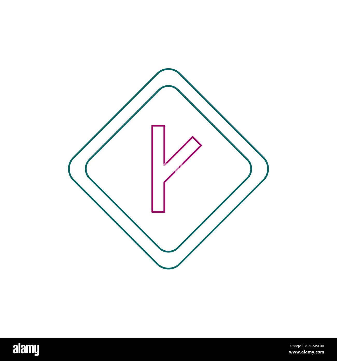 Link road sign Stock Vector Images - Alamy