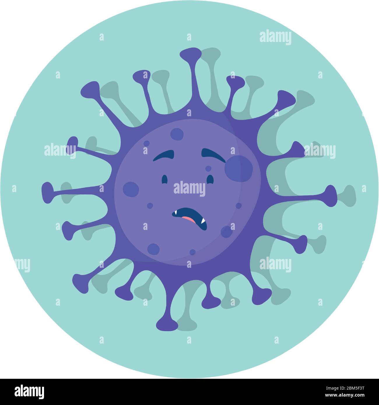 covid19 pandemic particle comic character Stock Vector Image & Art - Alamy