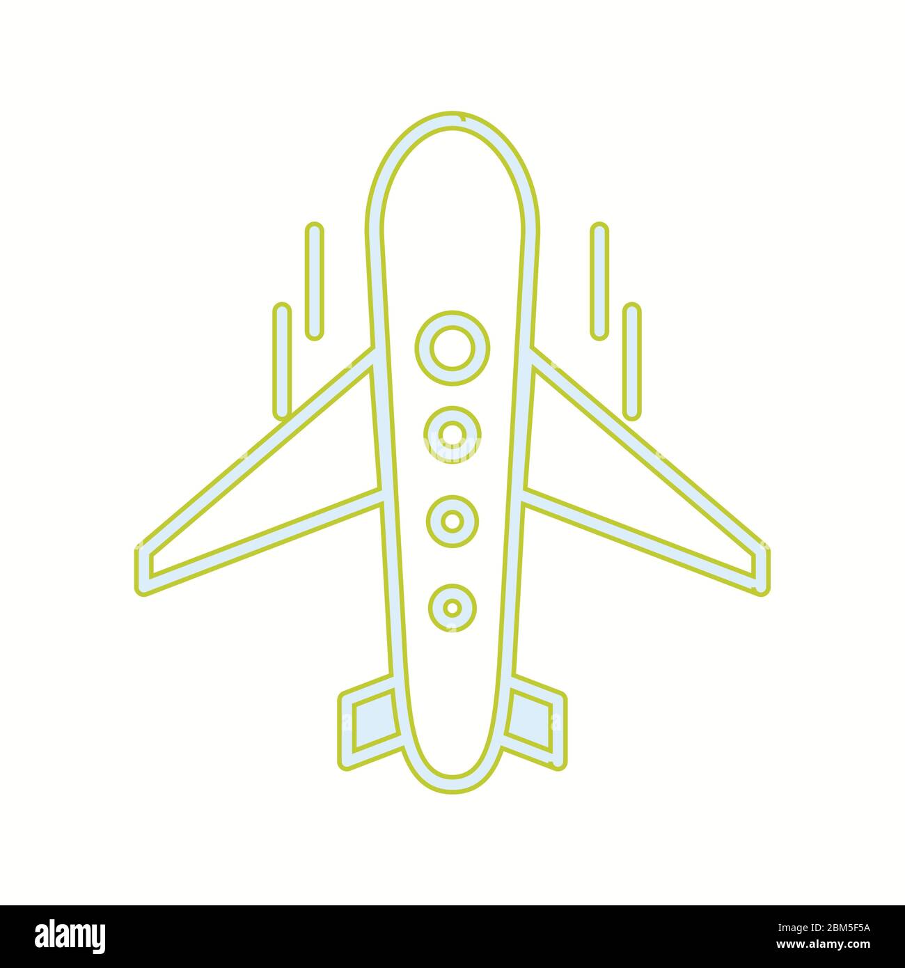 Beautiful Aeroplane Vector line icon Stock Vector Image & Art - Alamy