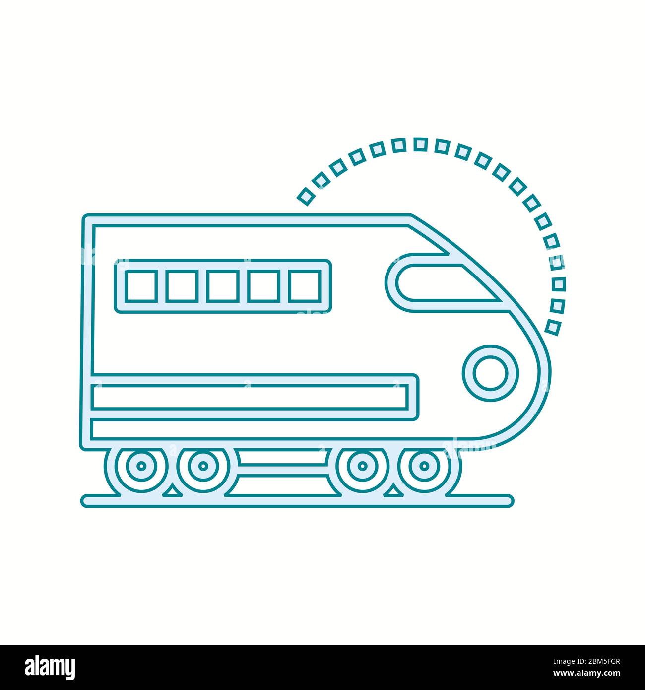 Beautiful Bullet train Vector line icon Stock Vector Image & Art - Alamy