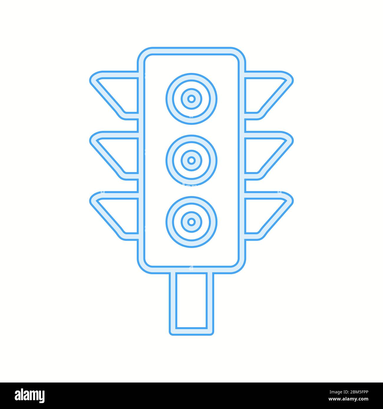 Beautiful Traffic signals Vector line icon Stock Vector Image & Art - Alamy