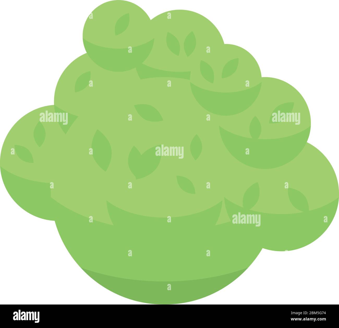 Ornamental garden bush icon, isometric style Stock Vector Image & Art ...