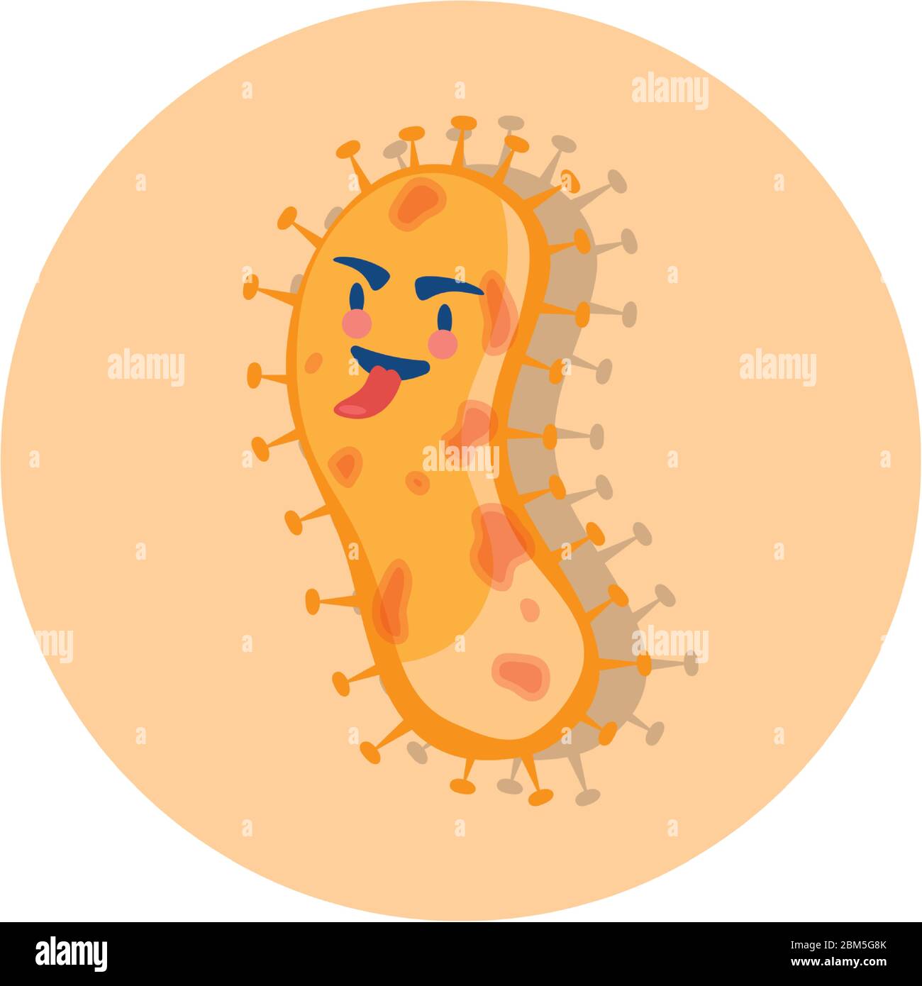 Covid19 pandemic particle comic character hi-res stock photography and ...