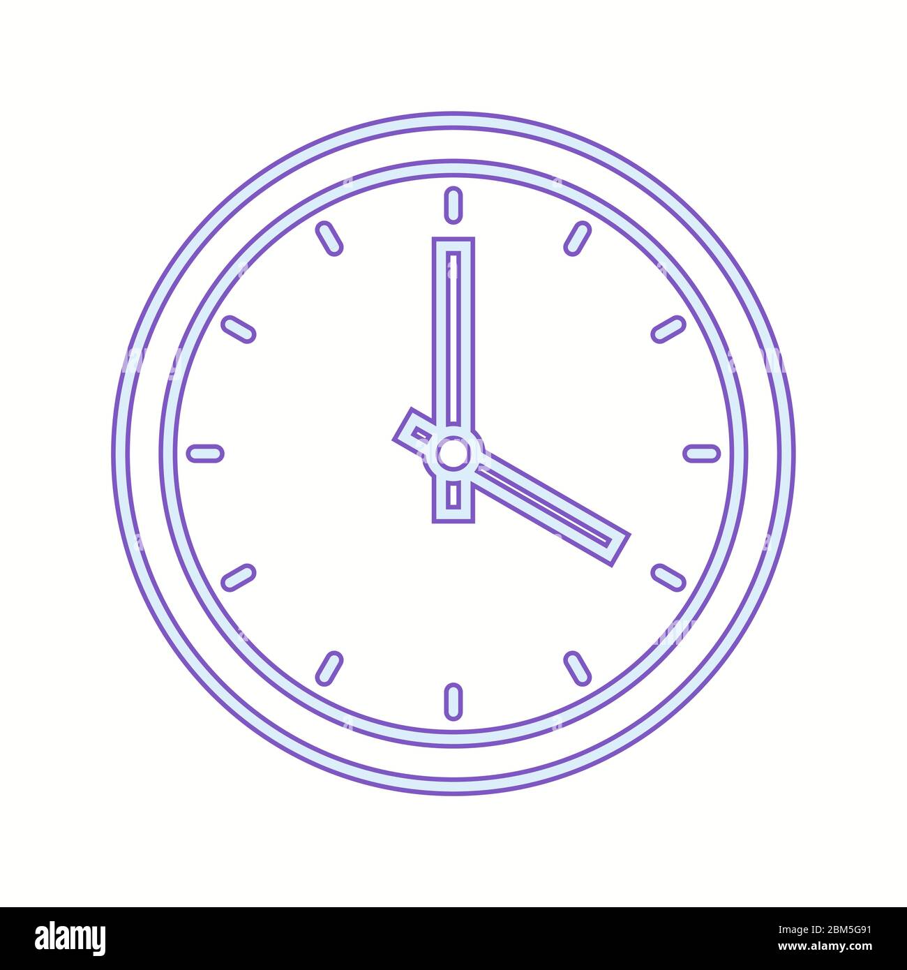 Beautiful Clock Vector line icon Stock Vector Image & Art - Alamy