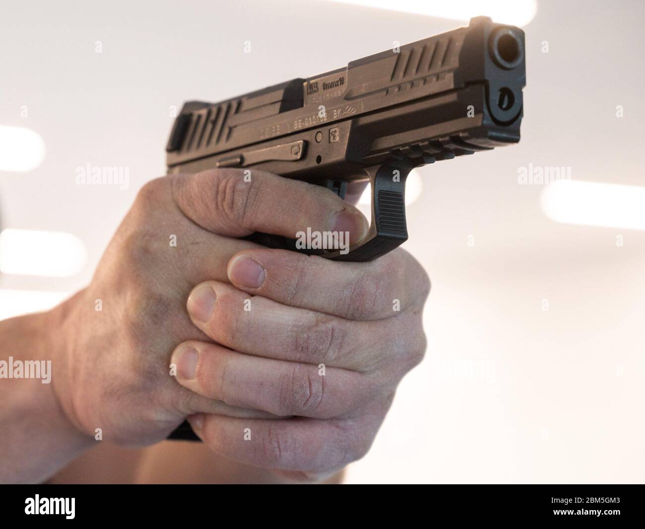 Police practising shooting hi-res stock photography and images - Alamy