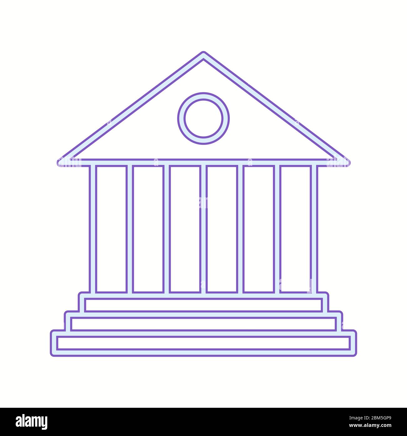 Beautiful Bank Vector line icon Stock Vector Image & Art - Alamy