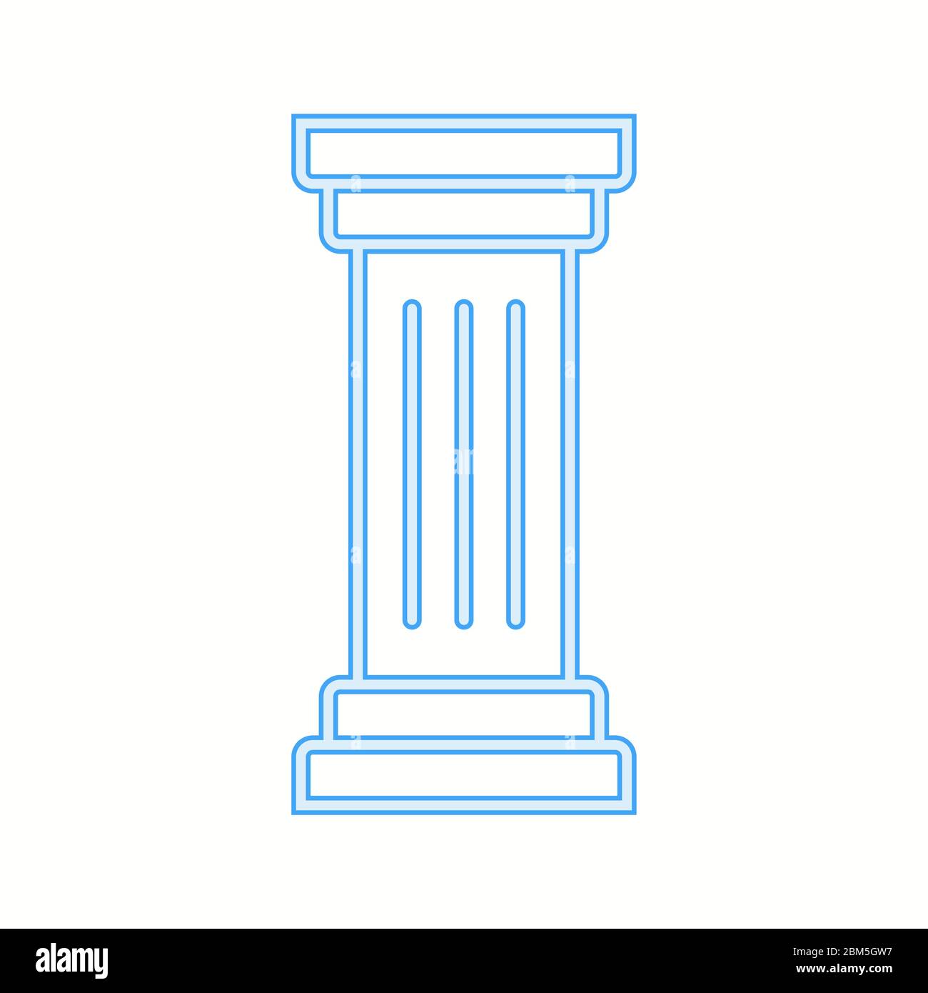 Beautiful Column Vector line icon Stock Vector Image & Art - Alamy