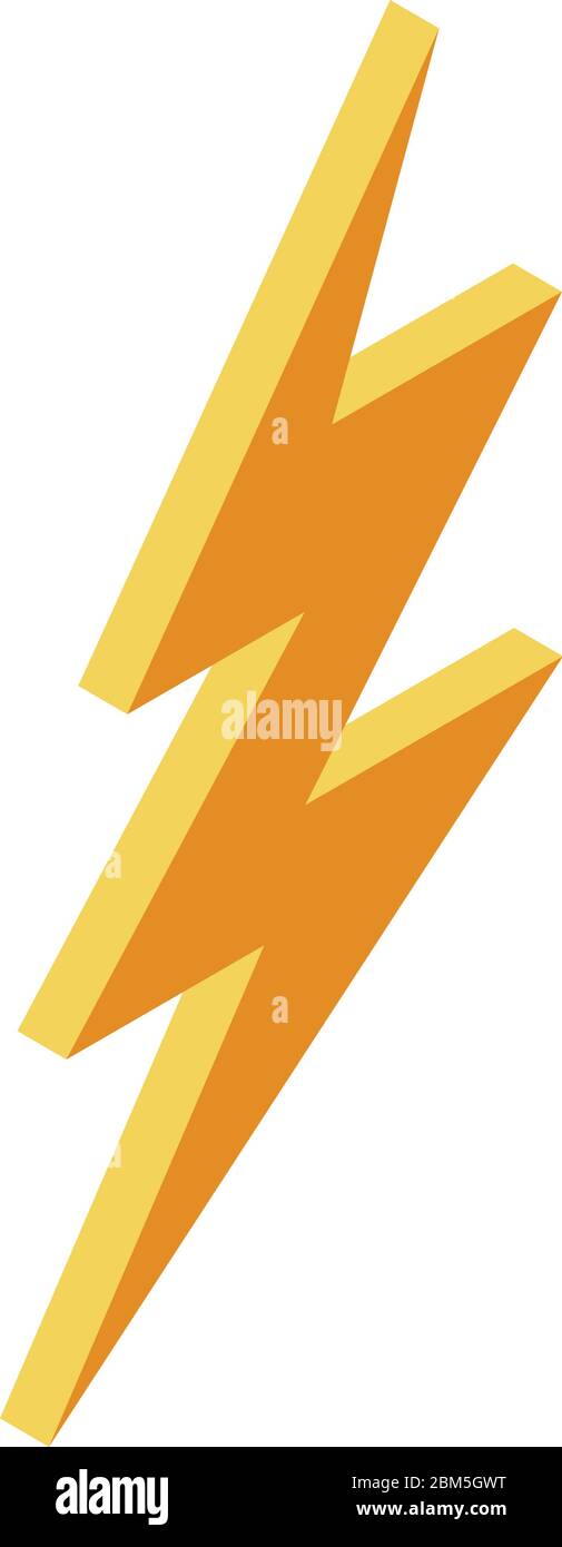 Stylized Thunderbolt High Resolution Stock Photography and Images - Alamy