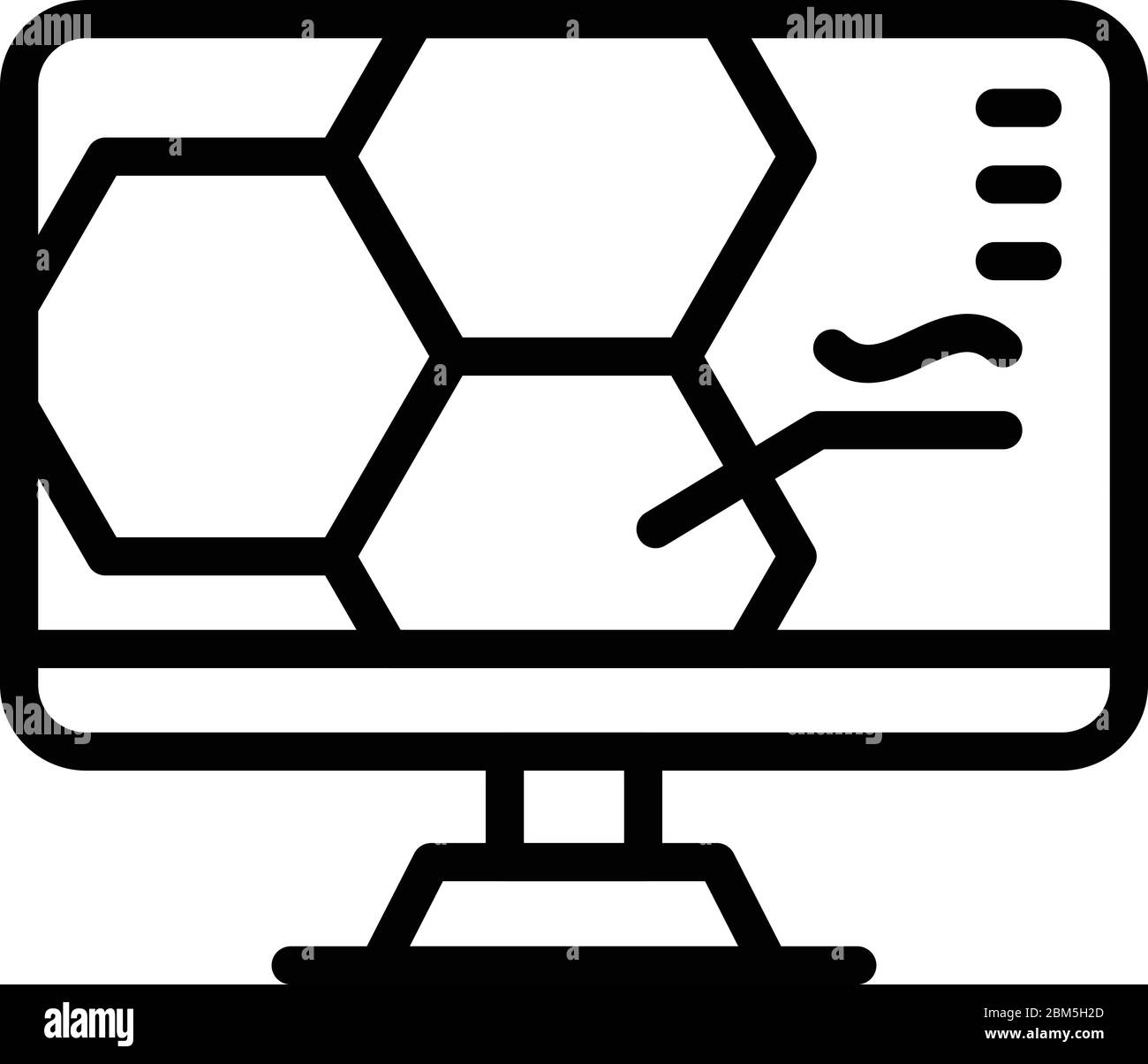 Monitor biology icon, outline style Stock Vector Image & Art - Alamy Monitor biology icon, outline style Stock Vector Image & Art - Alamy