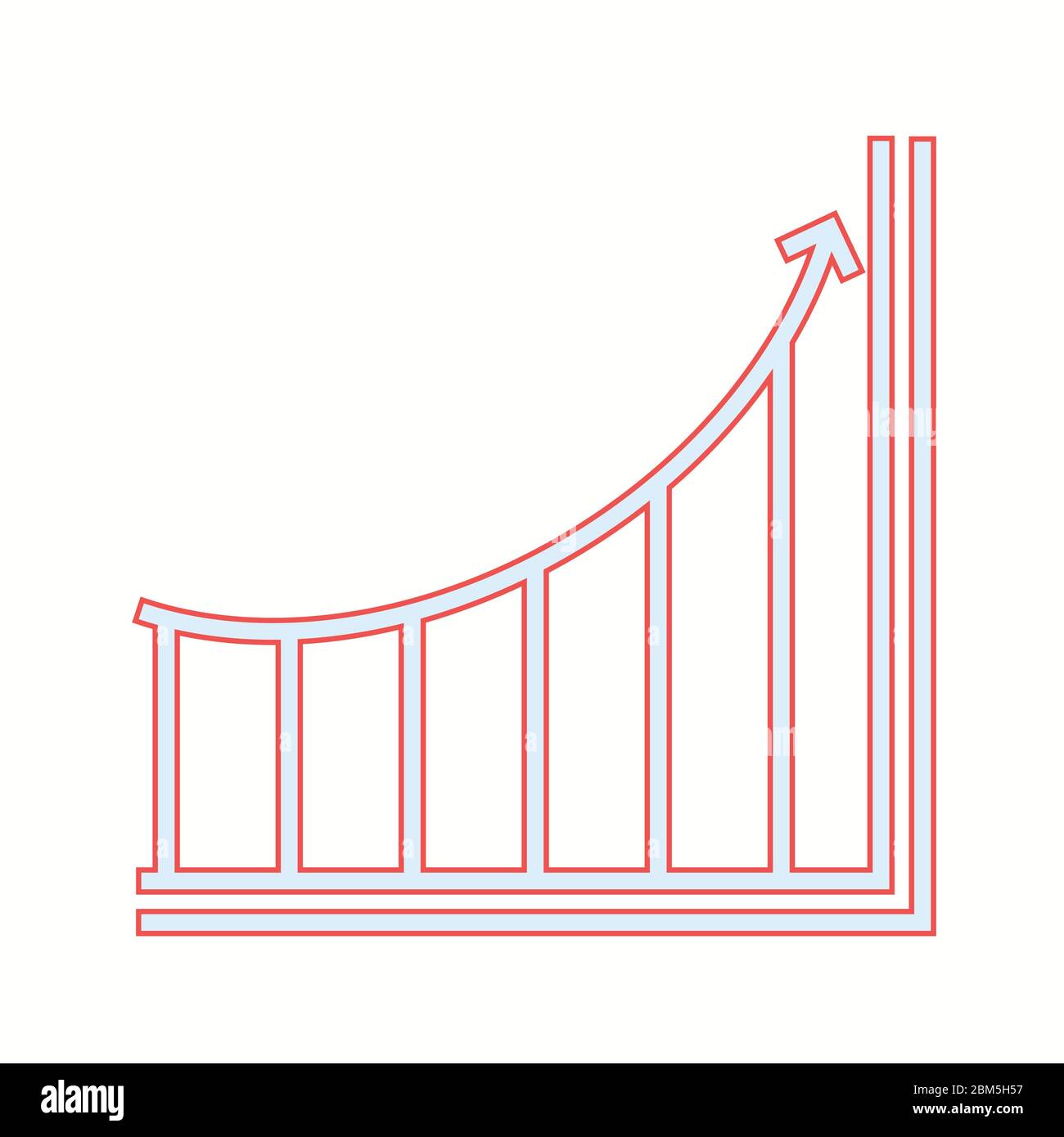 Beautiful growth graph Stock Vector Images - Alamy