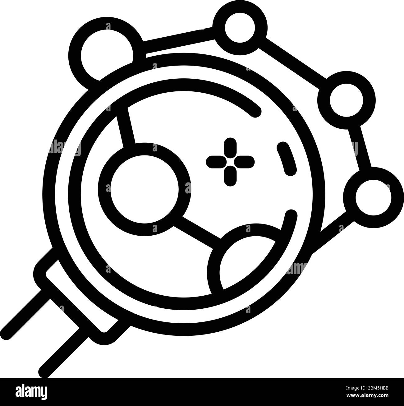 Research molecules icon, outline style Stock Vector Image & Art - Alamy